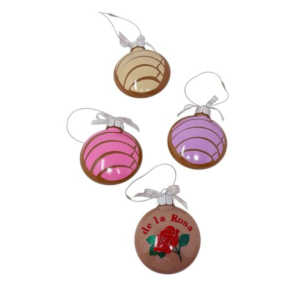 Holiday | Mexican Conchas De La Rosa Holiday Christmas Ornaments ...